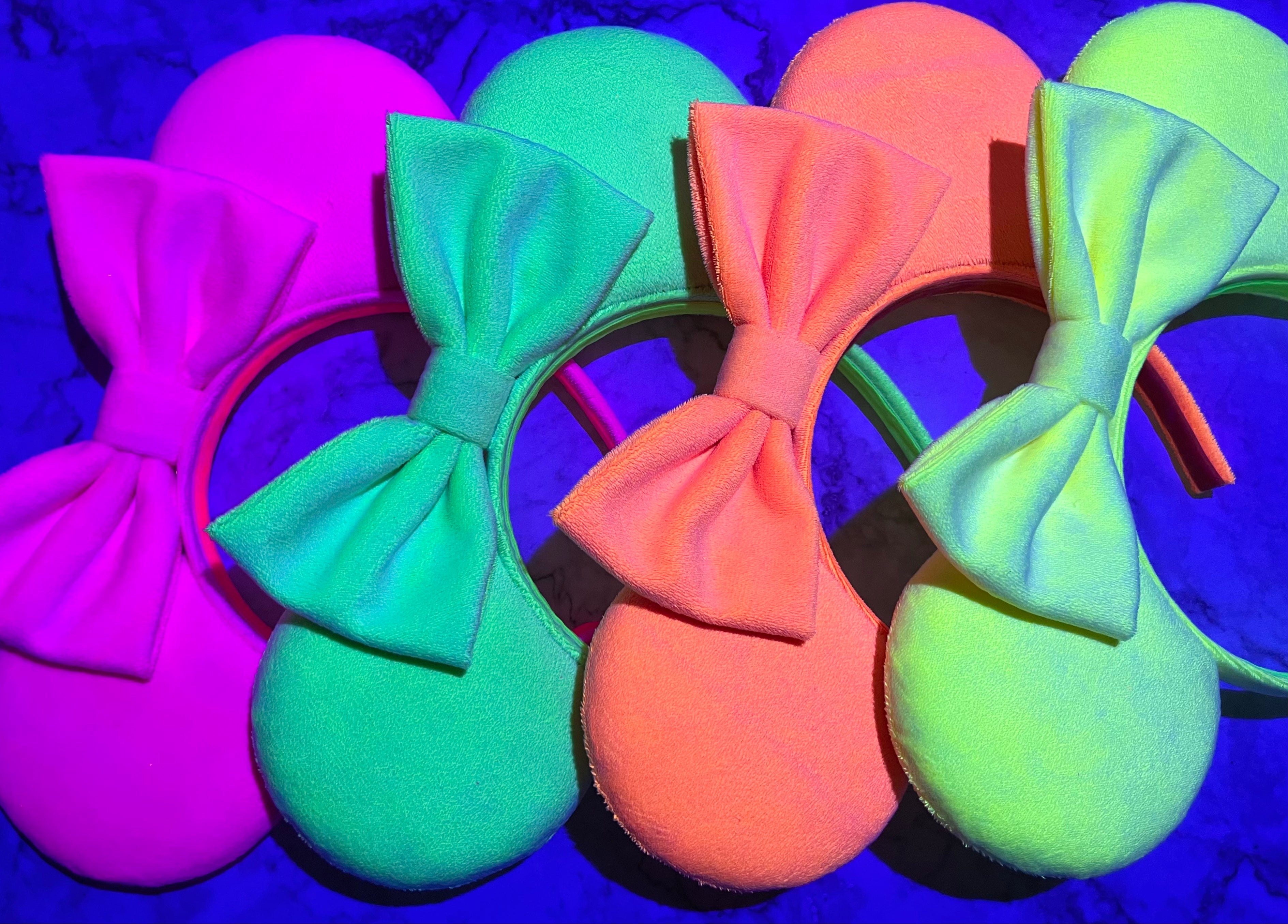 Neon Fluorescent Ears – Dash Designs Boutique